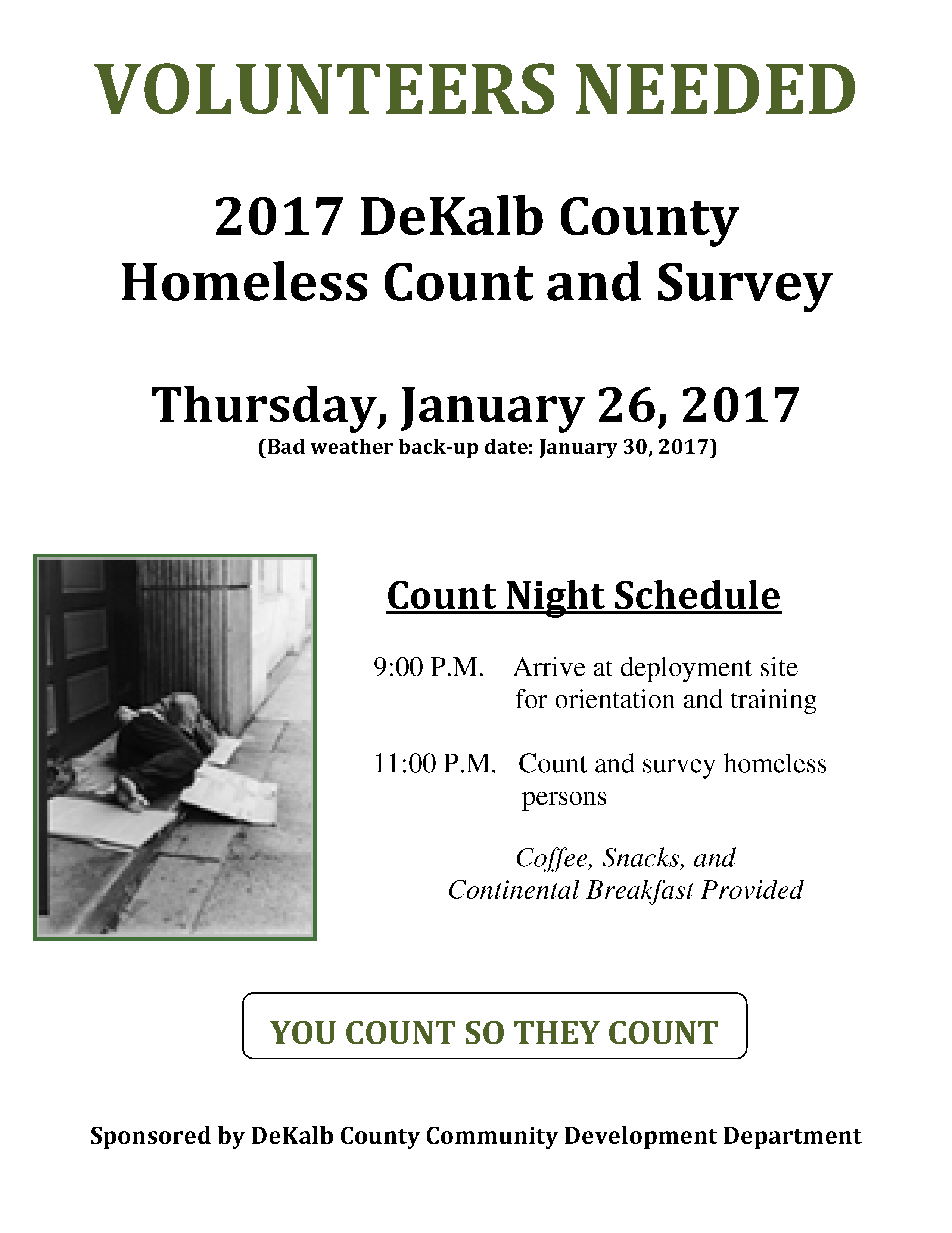 2017 DeKalb County Homeless Count and Survey | DeKalb County GA 2017 DeKalb County Homeless Count and Survey | DeKalb County GA
